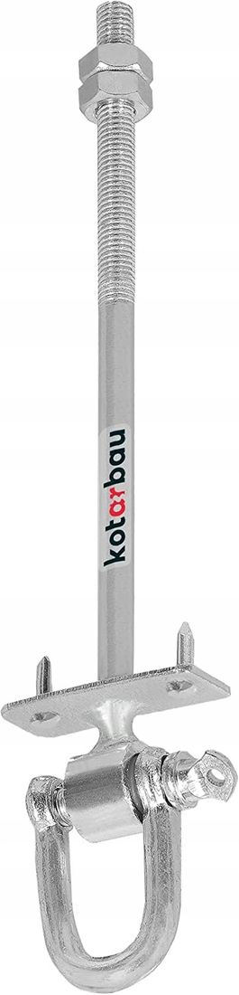 HAK HUŚTAWKOWY Z SZEKLĄ I BOLCAMI M10 X 190 MM - ERLI.pl