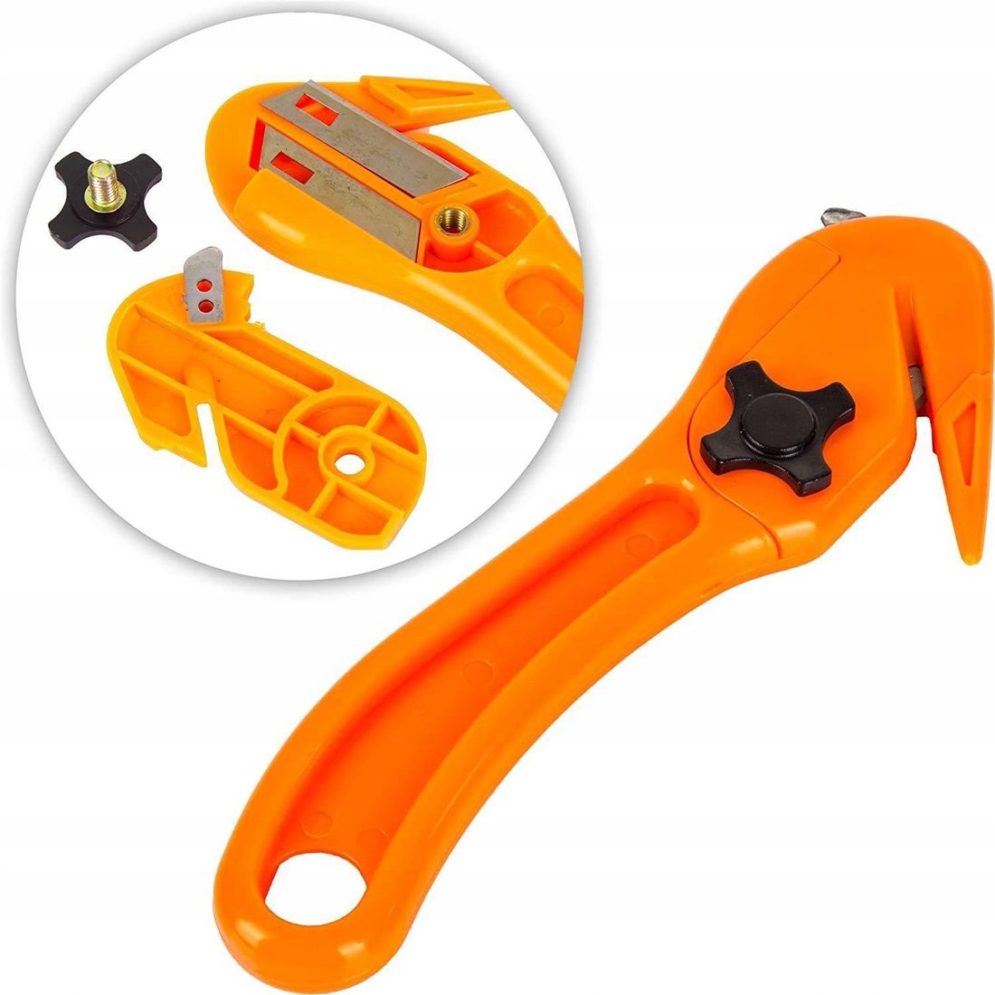 NOŻYK DO CIĘCIA KARTONU FOLII LINEK TAŚM NÓŻ 150MM - ERLI.pl