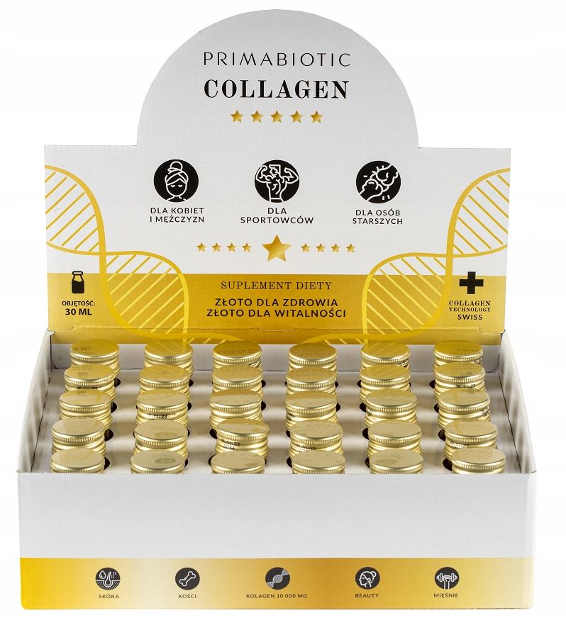 Primabiotic Collagen kolagen płyn 30ml x 30 sztuk - ERLI.pl