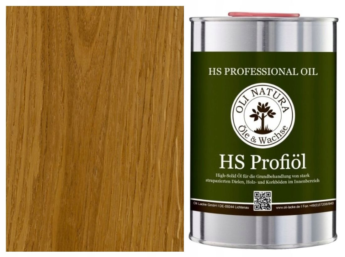 Olej do podłóg HS Profiol Oli-Natura 1 L NATURALNY - ERLI.pl