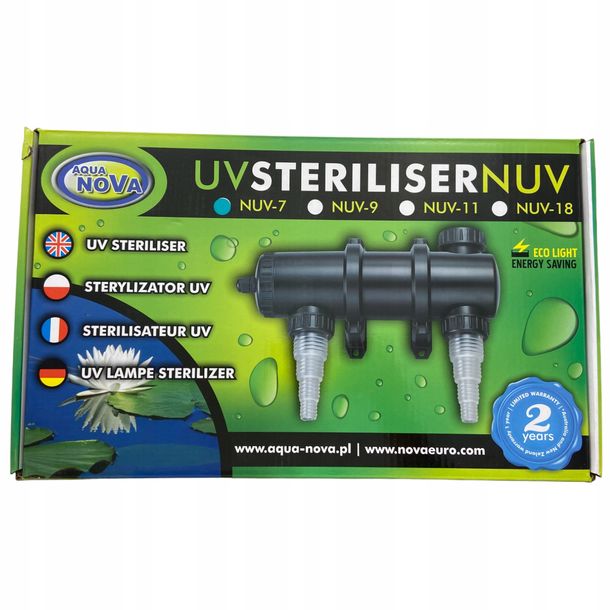 Aqua Nova NUV-18W LAMPA UV STERYLIZATOR UV-C 18W - ERLI.pl