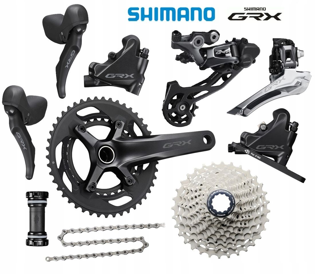 SHIMANO NAPĘD GRAVEL 2x11 GRX KORBA RX600 +RX810 - ERLI.pl