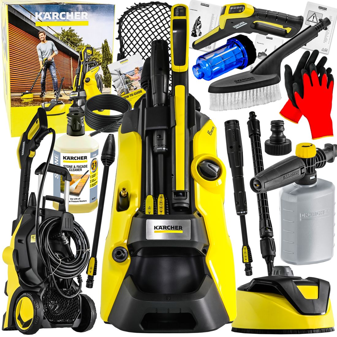 KARCHER MYJKA CIŚNIENIOWA K5 PIANOWNICA ZESTAW XXL - ERLI.pl