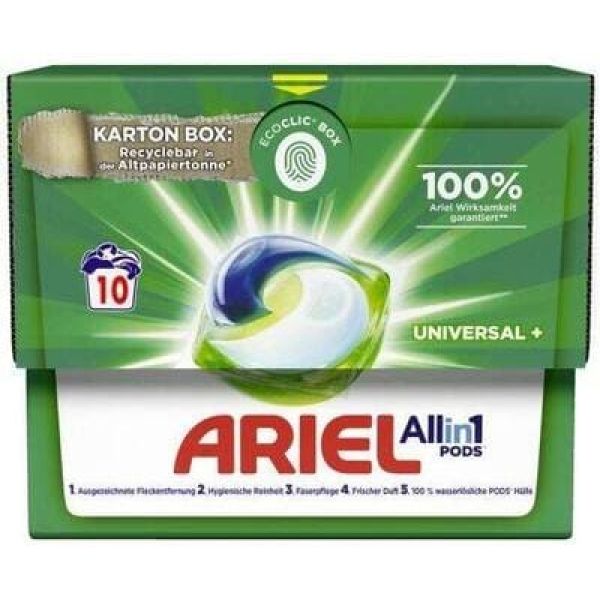 Ariel All in 1 Pods Universal, kapsułki do prania, 10 szt. - ERLI.pl