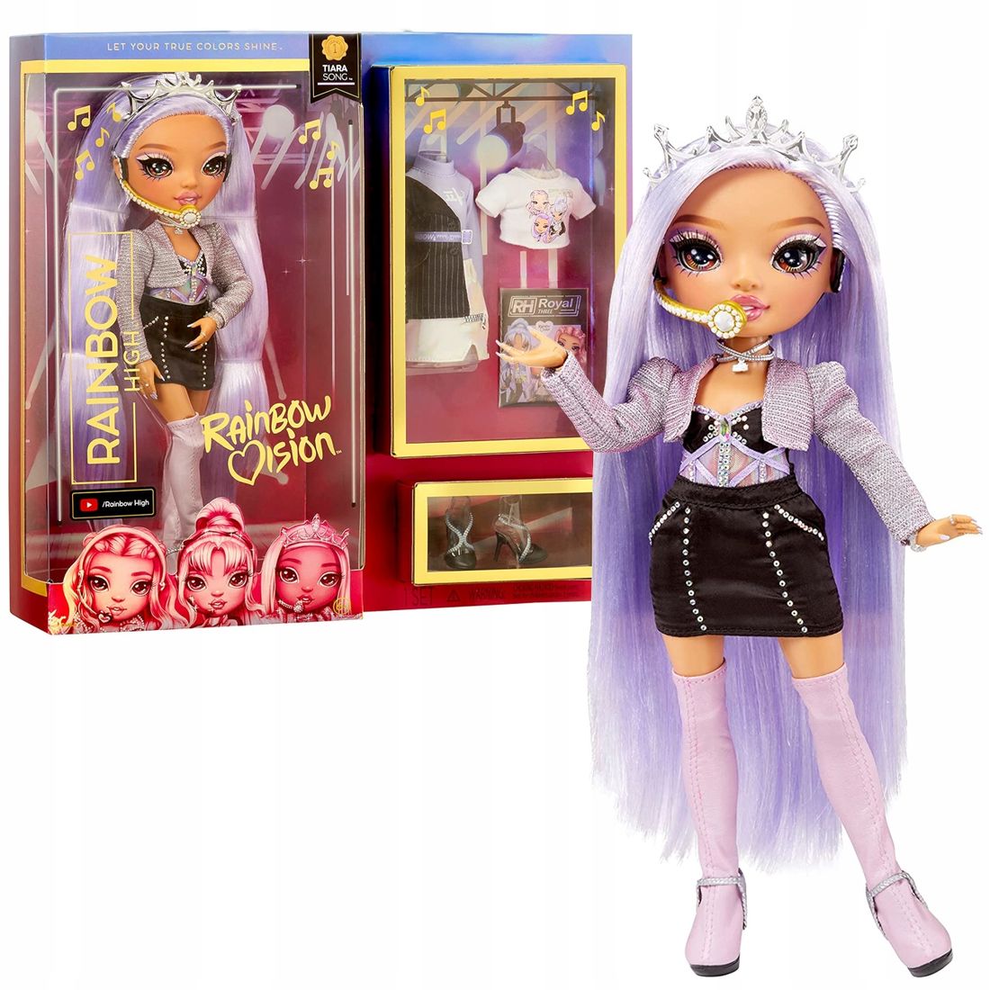 Rainbow High Royal Three Lalka Tiara Song 578420 – 142717541 - ERLI.pl