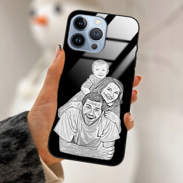 Etui Glass do XIAOMI REDMI 9A Rysunek Własne Foto - ERLI.pl