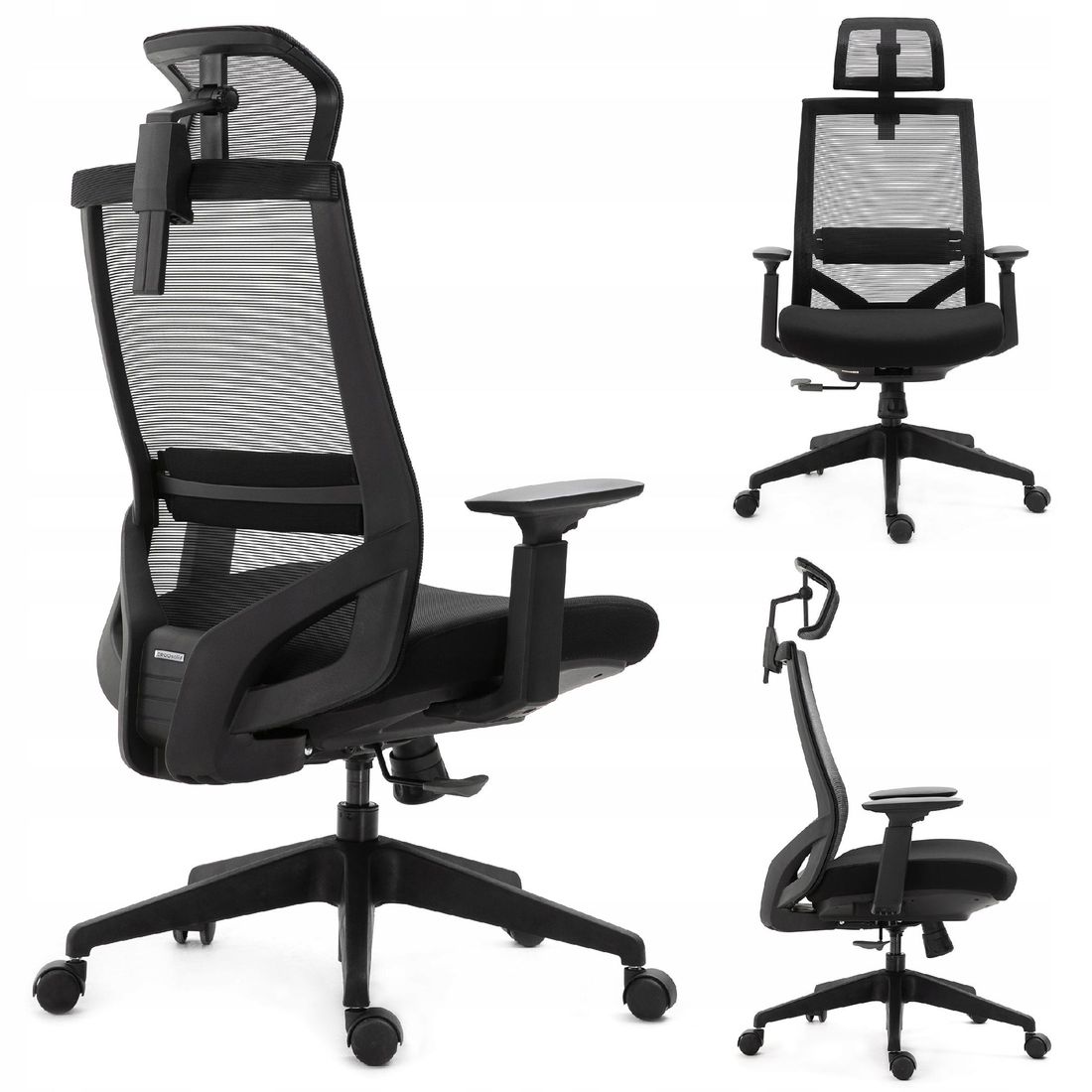 Ergonomiczny Fotel Biurowy Krzesło obrot Nario-150 – 146260052 - ERLI.pl