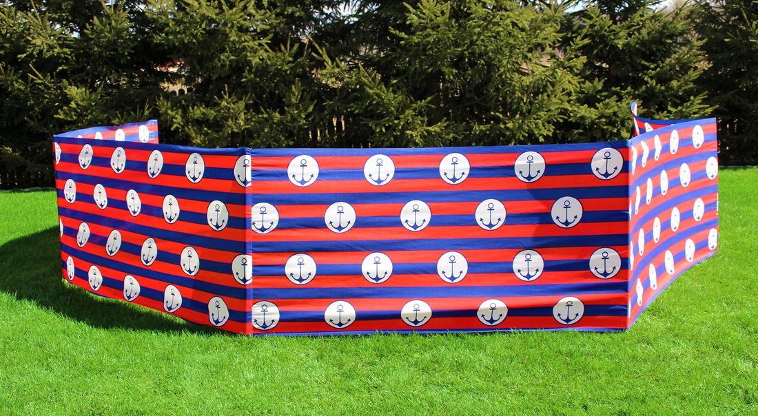 PARAWAN PLAŻOWY 6M NA PLAŻE PARAWANY MATA PIKNIK - ERLI.pl