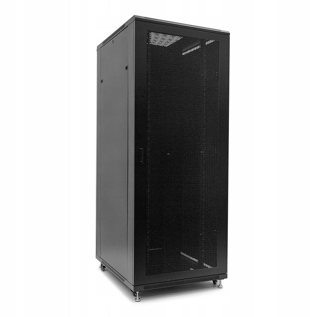 Szafa serwerowa RACK 19'' 42U 800x1200mm Czarna - ERLI.pl