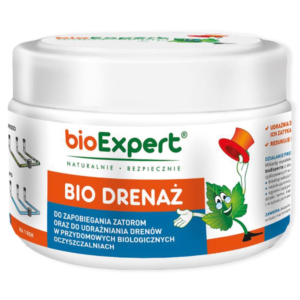BIO DRENAŻ Sposób na Zatkany Drenaż bioExpert 250g - ERLI.pl