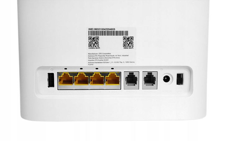 Router ZTE MF286R 3G/4G LTE Cat.6 LAN 300Mb/s – 146940744 - ERLI.pl