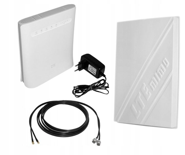 Router 4G LTE ZTE MF 286R + Antena zewnętrzna 5m - ERLI.pl