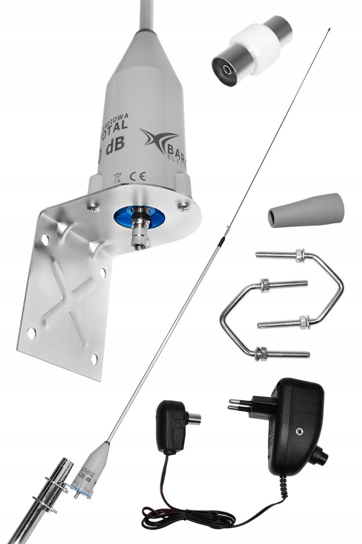 ANTENA RADIOWA FM SONUS SV TOTAL ZE WZMACNIACZEM - ERLI.pl