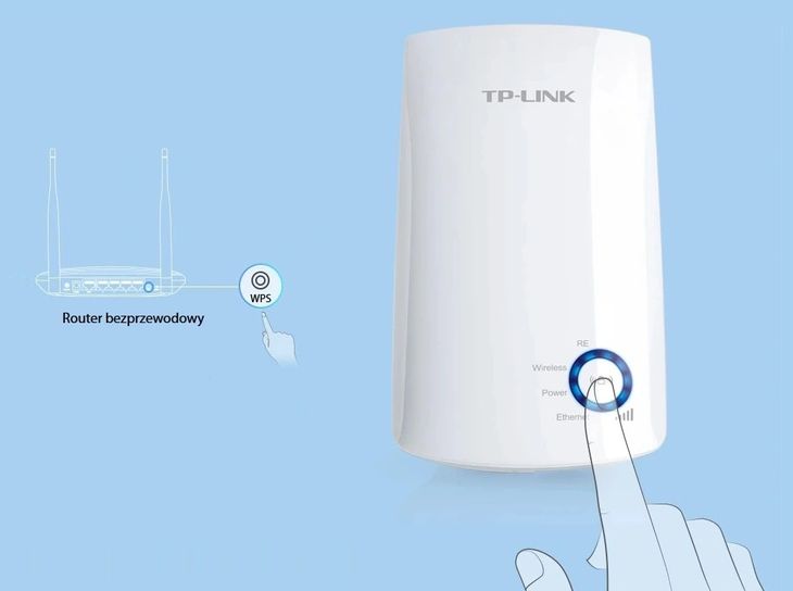 TP-LINK TL-WA850RE Wzmacniacz sygnału WiFi 300Mb/s - ERLI.pl