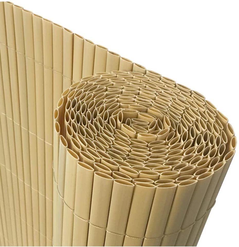 Mata Bambusowa PVC Osłona balkon płot 1x3 100x300 beżowa – 147071675 ...
