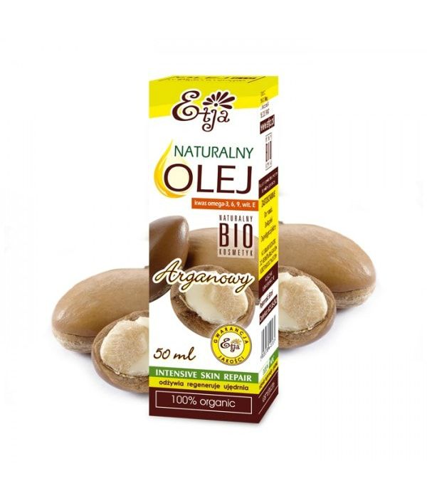 OLEJ ARGANOWY NATURALNY 100% BIO 50ml ETJA – 147078831 - ERLI.pl