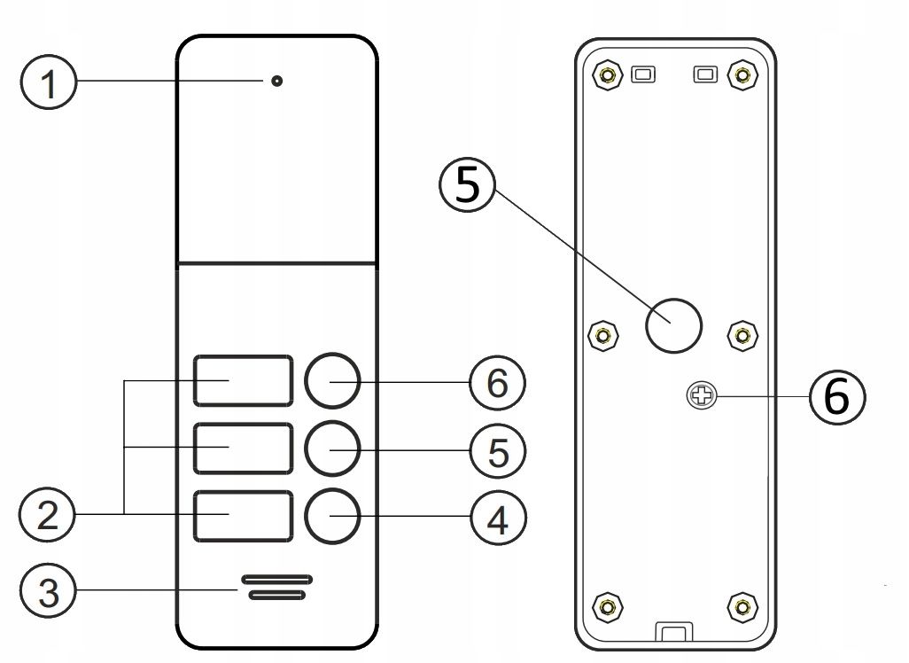Domofon Słuchawka Trzyrodzinny Brama Furtka ZAMEL - ERLI.pl