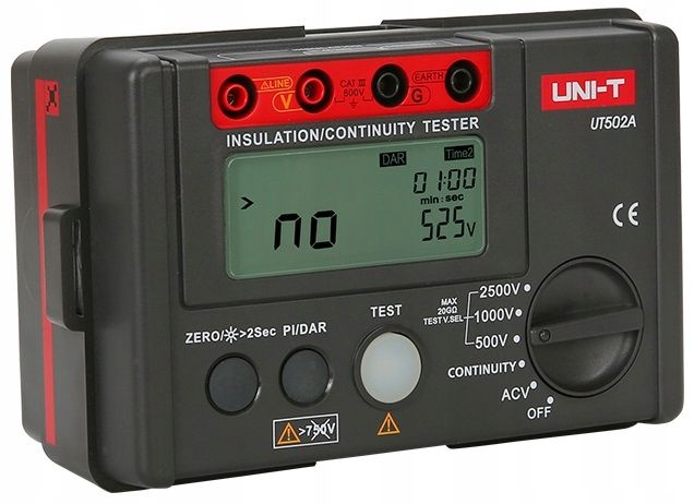 Miernik pomiar rezystancji izolacji UT502A Uni-T - ERLI.pl