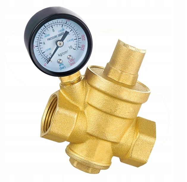 REDUKTOR CIŚNIENIA WODY 2'' DN50 + MANOMETR - ERLI.pl