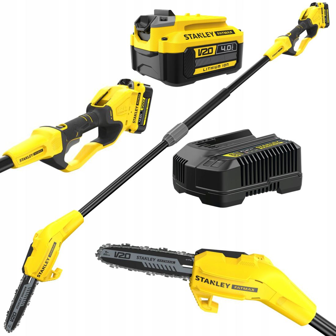 STANLEY PIŁA ŁAŃCUCHOWA 18V 4Ah V20 SFMCPS620M1 – 147219879 - ERLI.pl