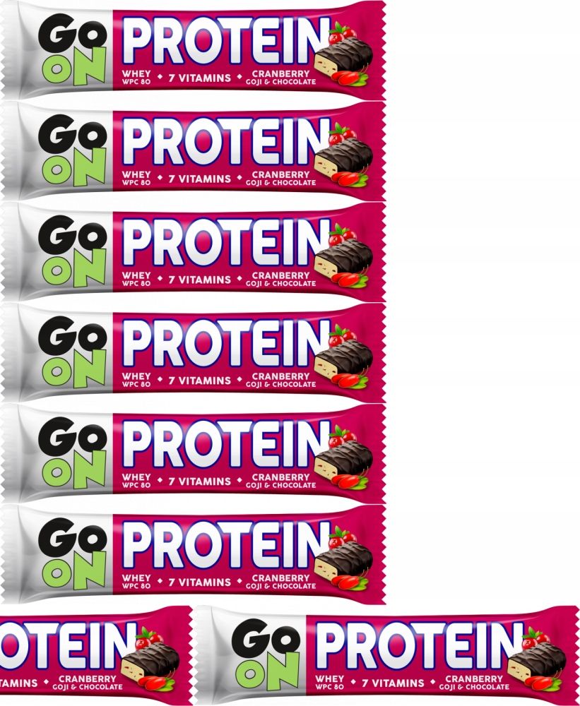 Sante GO ON BATON PROTEINOWY 50g WPC żurawina x8 - ERLI.pl