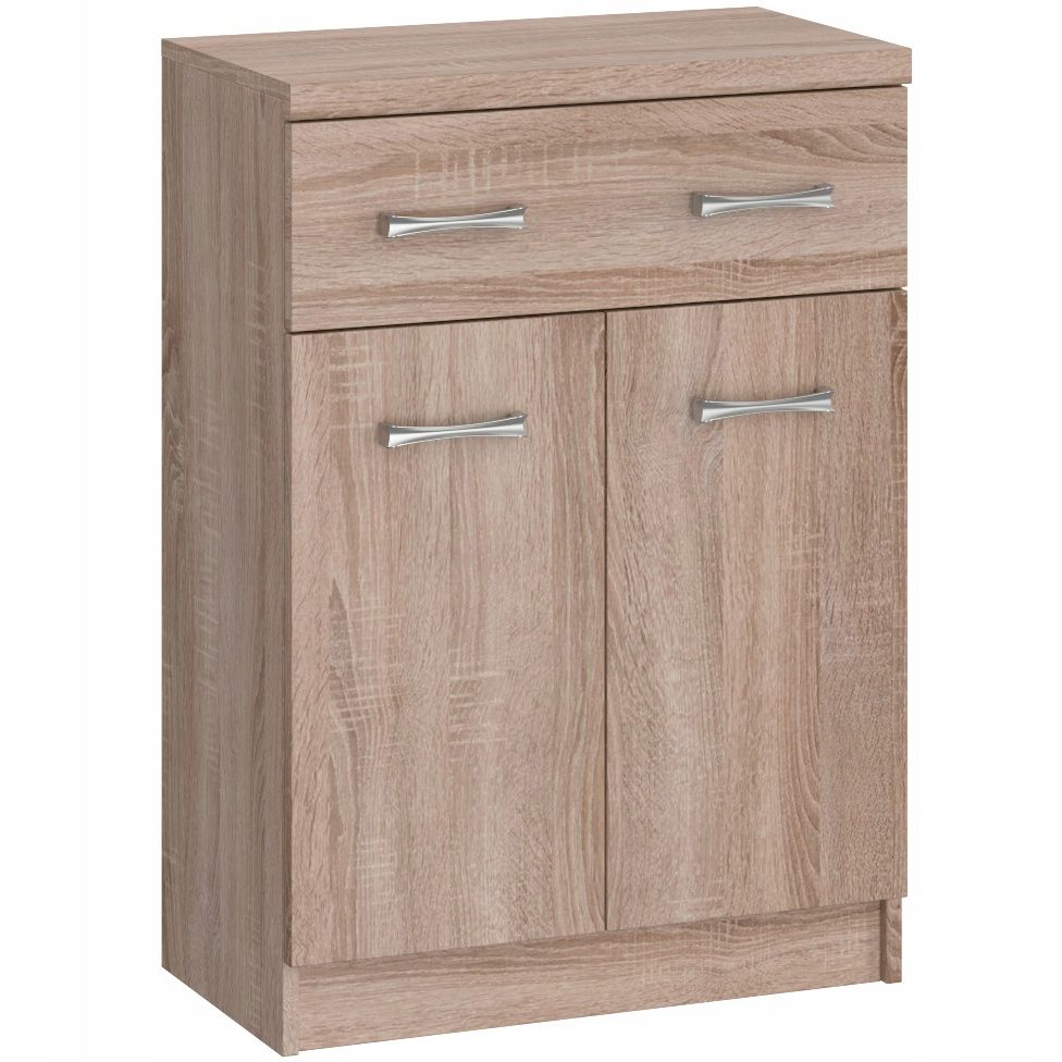 KOMODA SZAFKA SOFIA 2D1S 60 CM DĄB SONOMA MATOWA MAFMEBLE – 146050460 - ERLI.pl