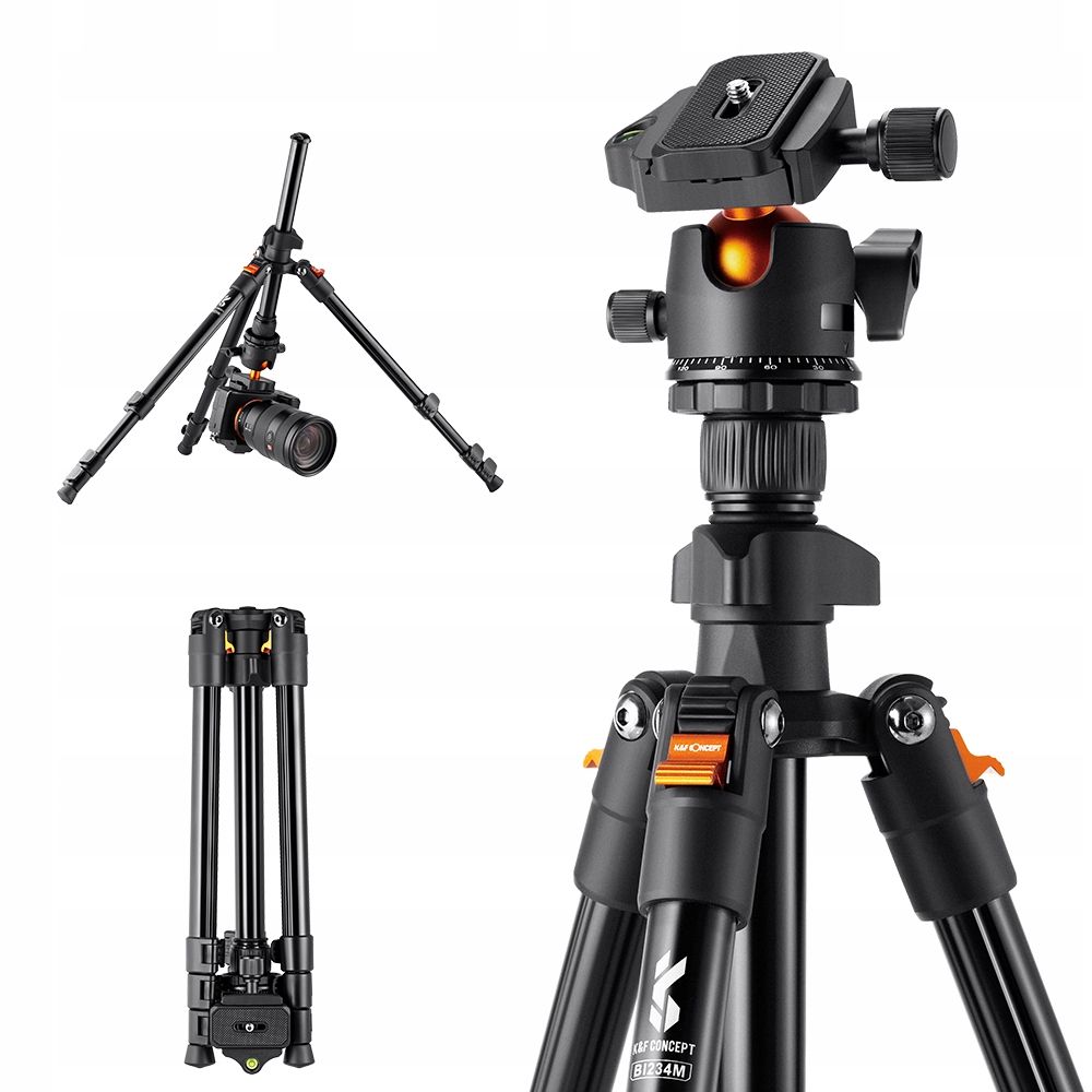Statyw do Kamery Alu/Magnez + Głowica 3D Panorama - ERLI.pl