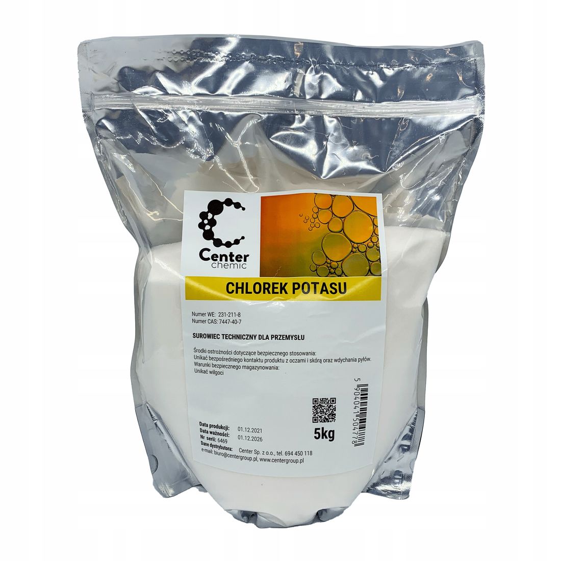 Chlorek potasu 5kg - ERLI.pl