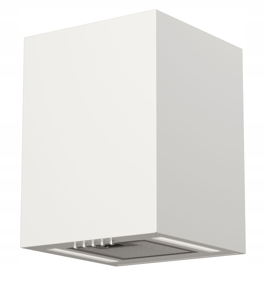 OKAP BIAŁY KUCHENNY KOMINOWY PRZYŚCIENNY PONZA - ERLI.pl