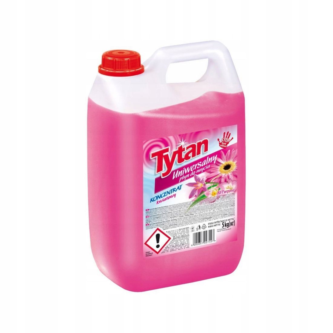 TYTAN Uniwersalny płyn do mycia kwiatowy 5L - ERLI.pl TYTAN Uniwersalny płyn do mycia kwiatowy 5L - ERLI.pl