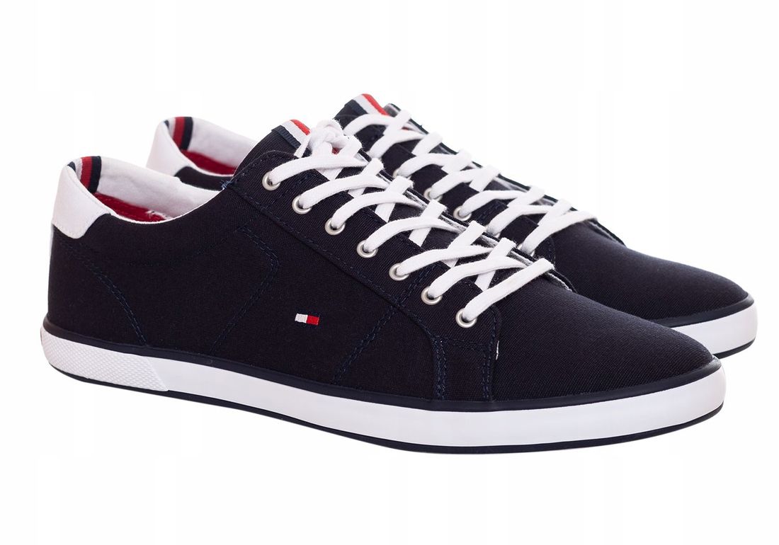 TOMMY HILFIGER BUTY MĘSKIE TRAMPKI HARLOW NAVY 42 - ERLI.pl TOMMY HILFIGER BUTY MĘSKIE TRAMPKI HARLOW NAVY 42 - ERLI.pl
