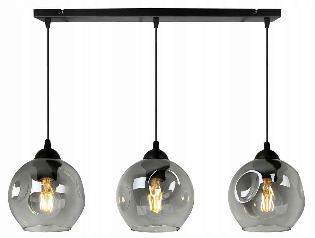 NOWOCZESNA LAMPA WISZĄCA SZKLANY KLOSZ WYBÓR LED - ERLI.pl