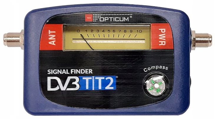 MIERNIK SYGNAŁU TV NAZIEMNEJ DVB-T2 DVB-T ADAPTER - ERLI.pl