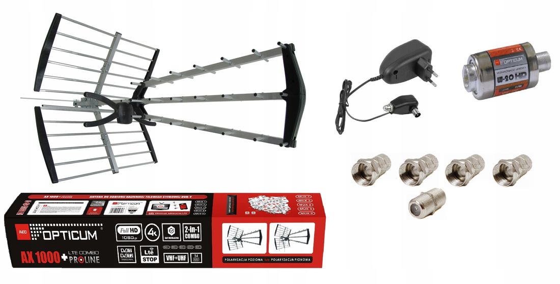 ANTENA TV NAZIEMNA DVB-T2 COMBO MUX 8 LTE VHF UHF – 147670069 - ERLI.pl ANTENA TV NAZIEMNA DVB-T2 COMBO MUX 8 LTE VHF UHF – 147670069 - ERLI.pl