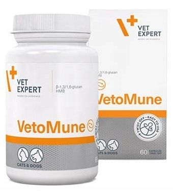 VetExpert VetoMune dla psa i kota 60 tabletek - ERLI.pl