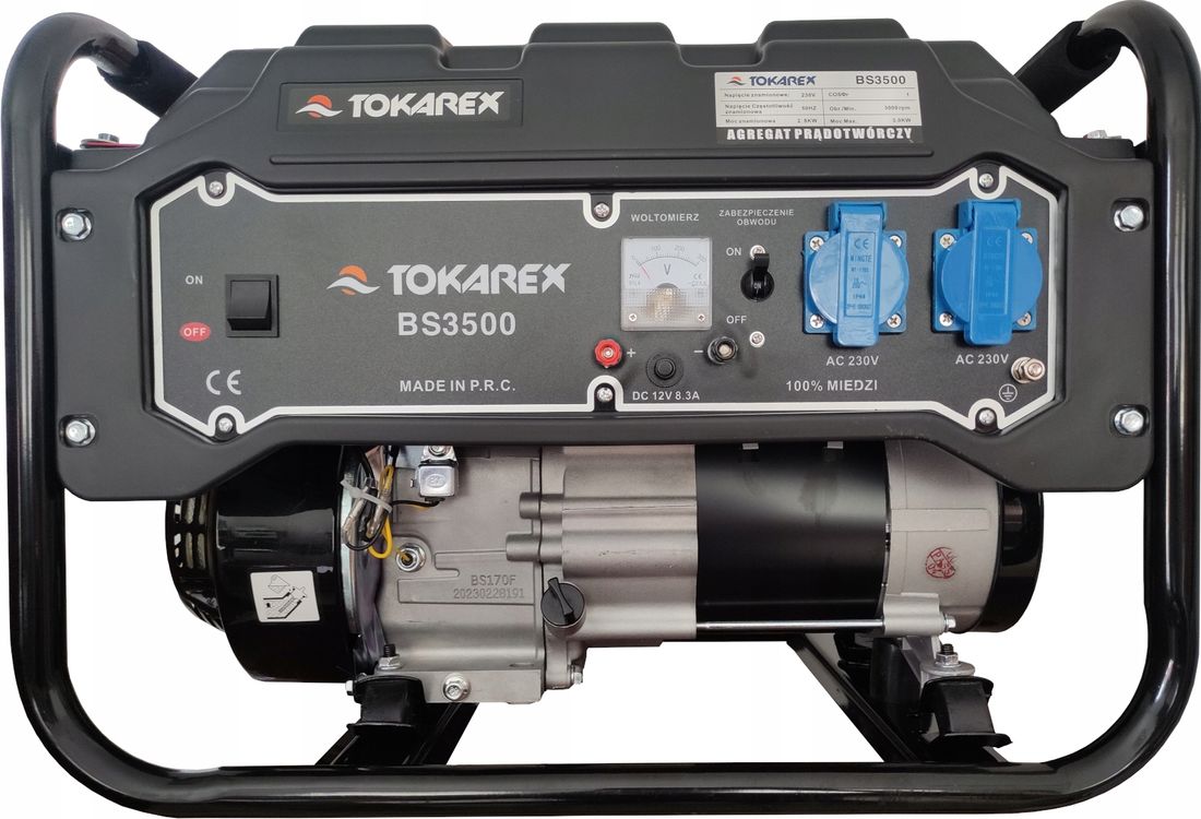 AGREGAT PRĄDOTWÓRCZY TOKAREX BS3500 5200W BENZYNA – 147724641 - ERLI.pl