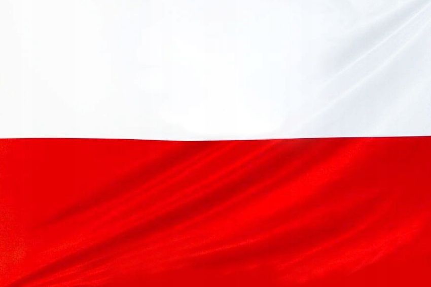 FLAGA FLAGI POLSKA POLSKI NARODOWA 70x110cm - ERLI.pl