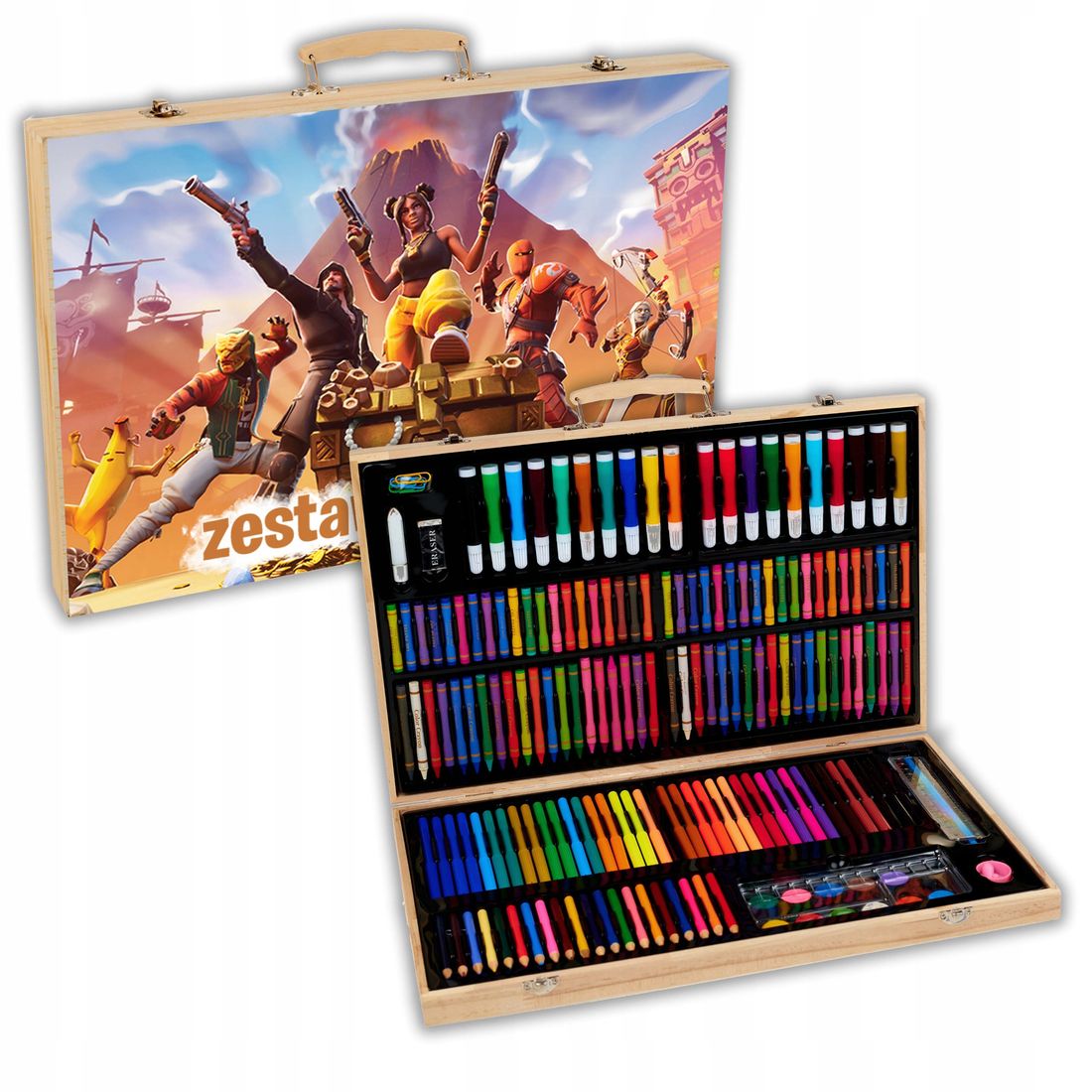 ZESTAW DO MALOWANIA FORTNITE 18EL DZIECI +IMIĘ Y9 - ERLI.pl