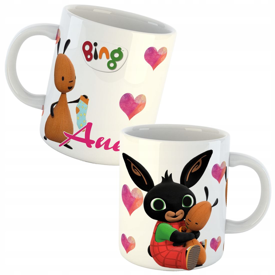 KUBEK + KARTONIK BING + IMIĘ PREZENT ŚWIĘTA DLA DZIECKA BAJKA NA ...