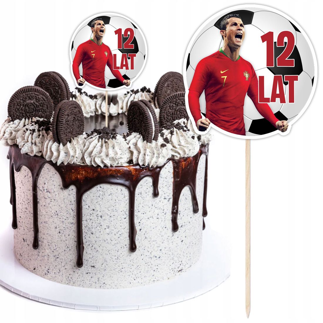 TOPPER URODZINOWY NA TORT CRISTIANO RONALDO Z2 – 147947106 - ERLI.pl