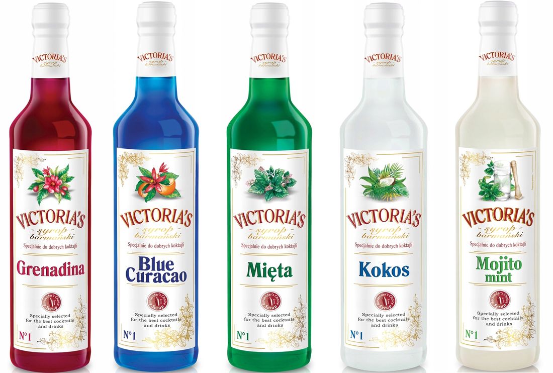 5x 490ml Syrop Barmański Victoria's ZESTAW - ERLI.pl 5x 490ml Syrop Barmański Victoria's ZESTAW - ERLI.pl