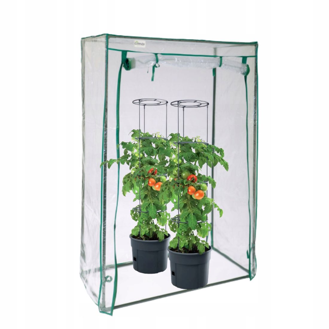 SZKLARNIA OGRODOWA BALKON POMIDORY 150CM TARAS PVC - ERLI.pl