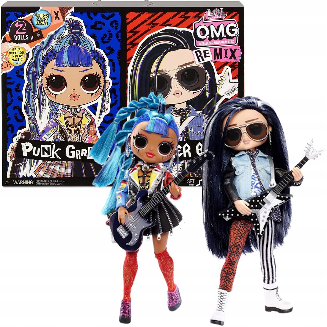 LOL SURPRISE OMG REMIX PUNK GRRRL + ROCKER BOI – 148340473 - ERLI.pl