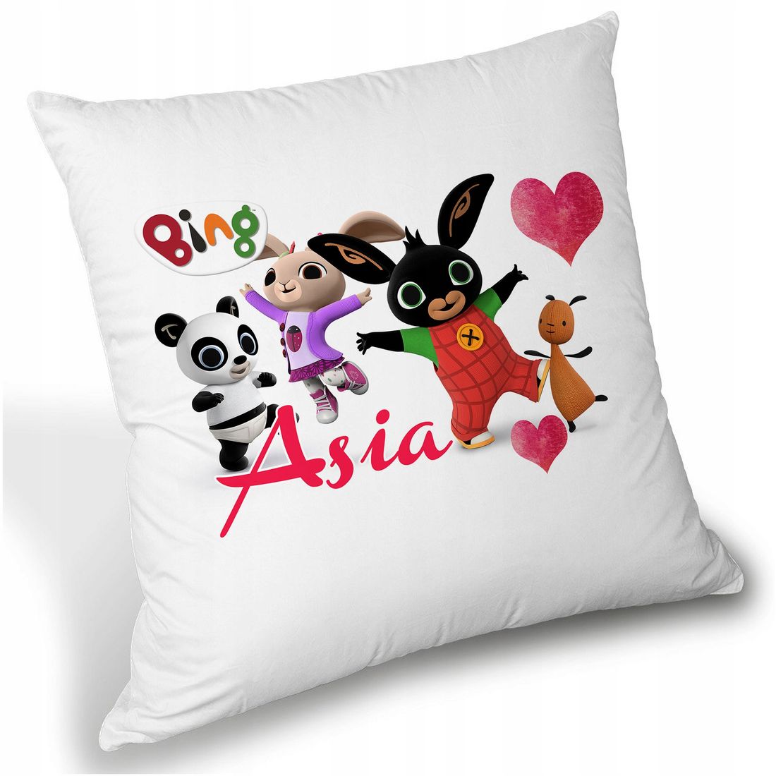 PODUSZKA BING +IMIĘ 40x40 DZIEŃ DZIECKA Y4 - ERLI.pl