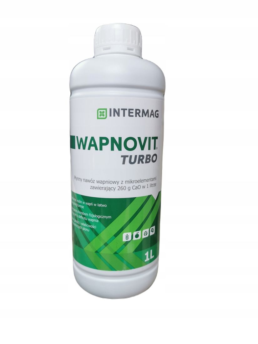 WAPNOVIT TURBO 1L wapno w płynie nawóz dolistny – 148582496 - ERLI.pl