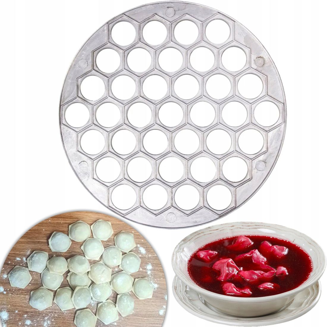 FORMA FOREMKA PIEROŻNICA DO PIEROGÓW USZEK PIEROGI – 149215177 - ERLI.pl