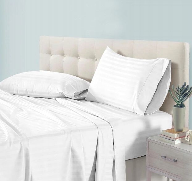 POŚCIEL HOTELOWA ADAMASZEK 160x200 cm + 2 POSZEWKI - ERLI.pl