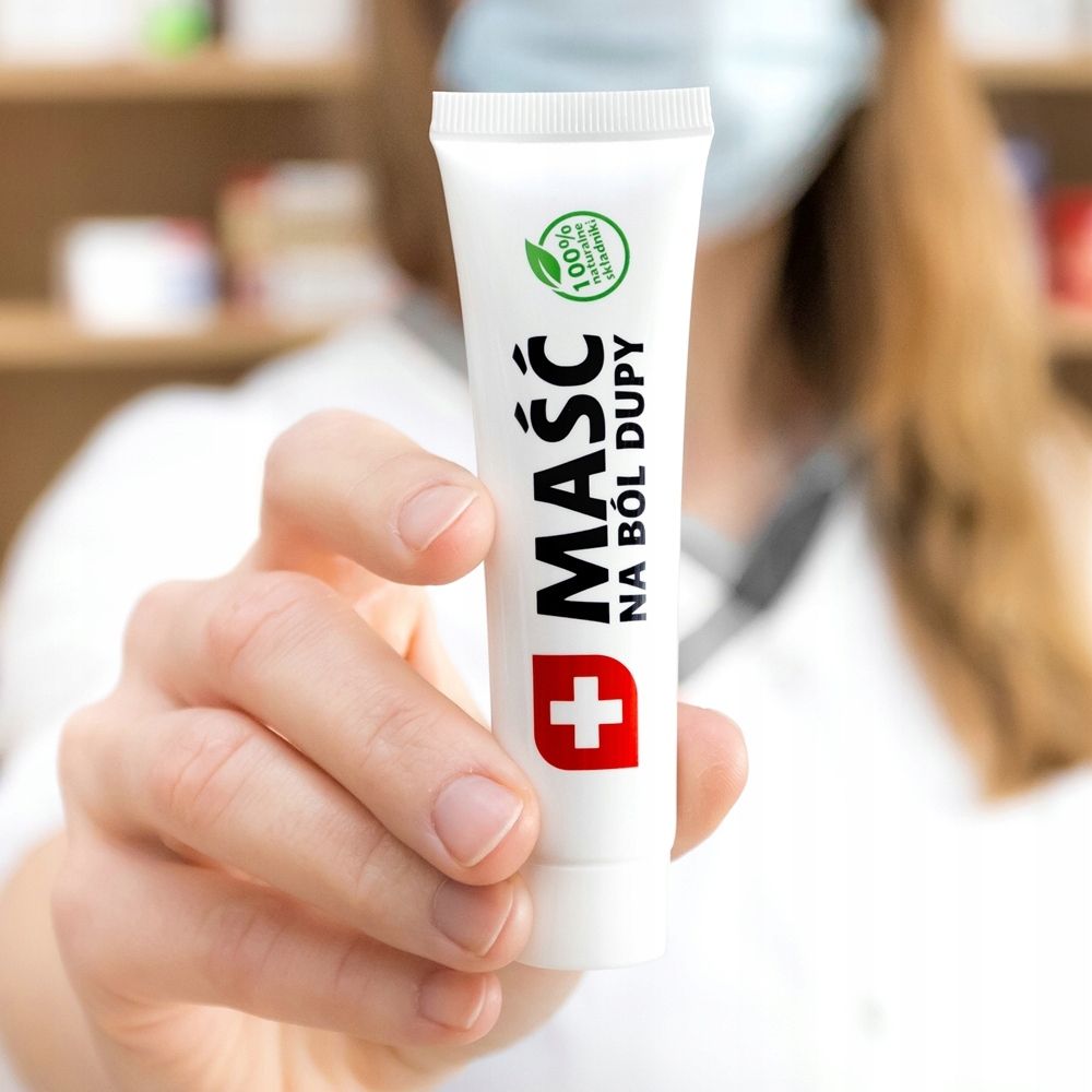 MAŚĆ NA BÓL DUPY CUDOWNY LEK NA PROBLEMY LUDZI PREZENT – 148781300 ...