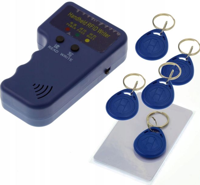 Programator Czytnik Kopiarka RFID 125kHz Zestaw – 149199642 - ERLI.pl