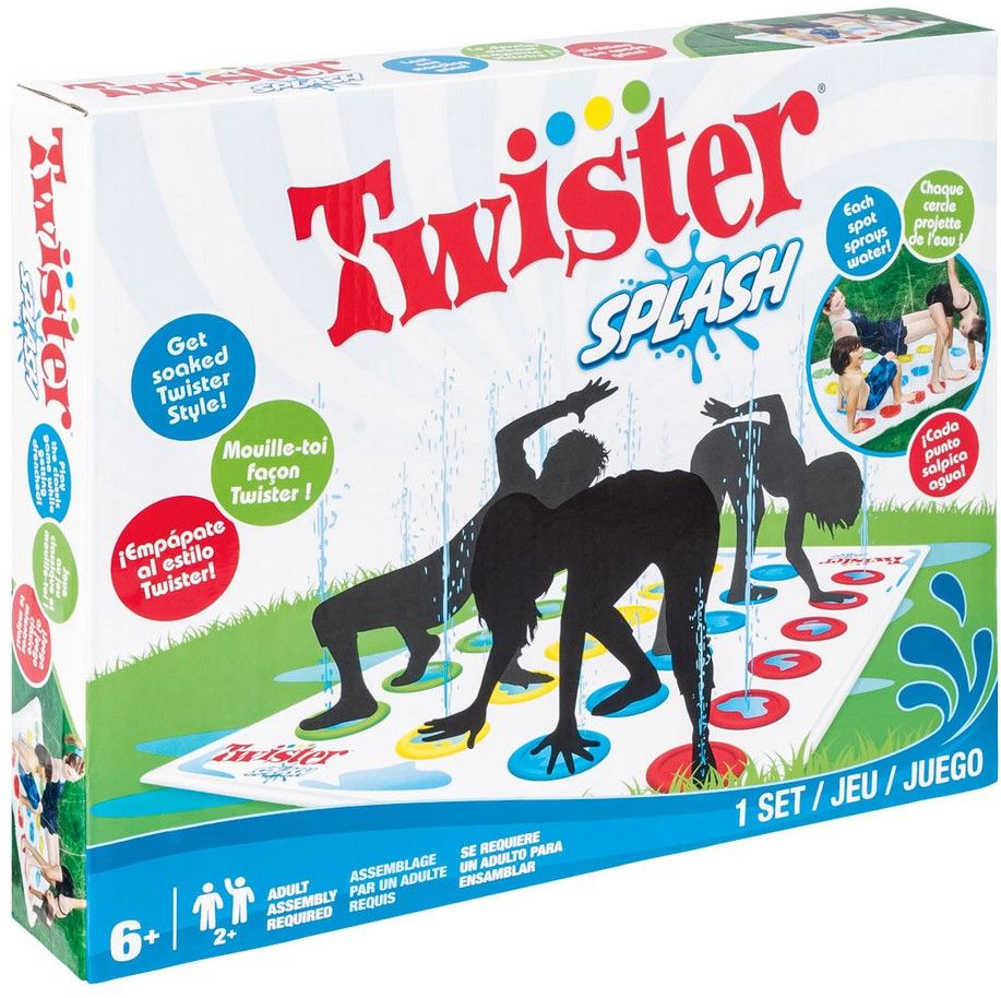 Twister Splash gra ogrodowa mata wodna zraszająca Hasbro - ERLI.pl